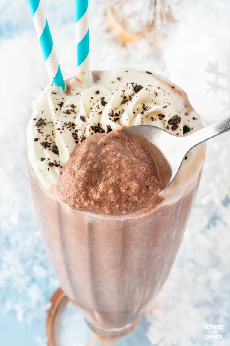 Frozen Hot Chocolate • Love From The Oven