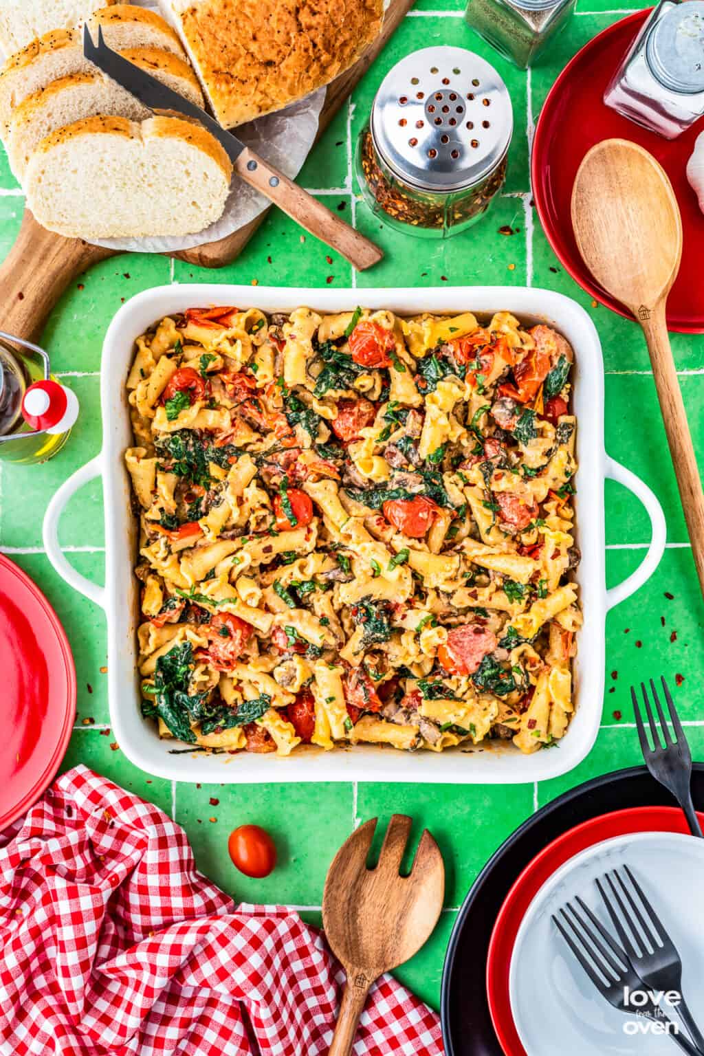 Boursin Cheese Pasta • Love From The Oven