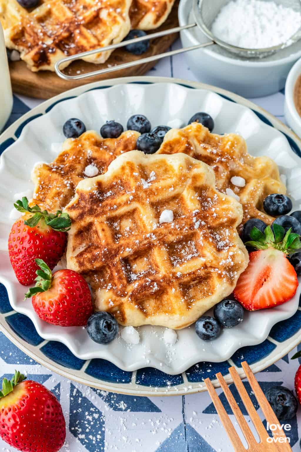 Liege Waffles • Love From The Oven