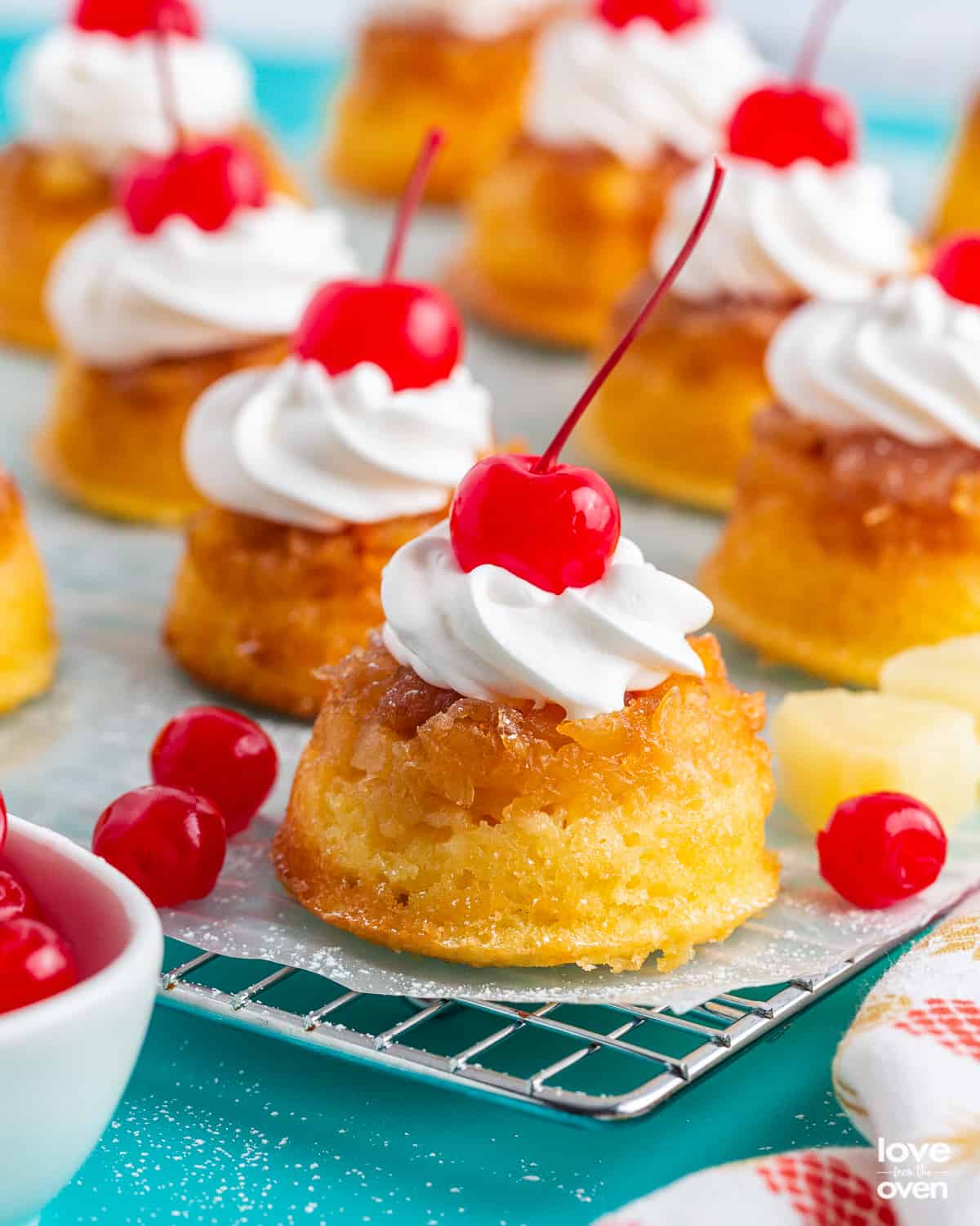 Pineapple Upside Down Cupcakes • Love From The Oven Pineapple Upside Down Cupcakes • Love From The Oven