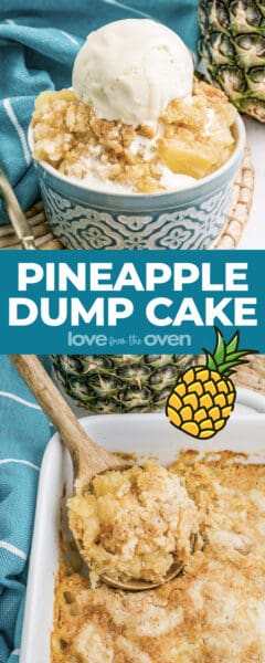 Pineapple Dump Cake • Love From The Oven