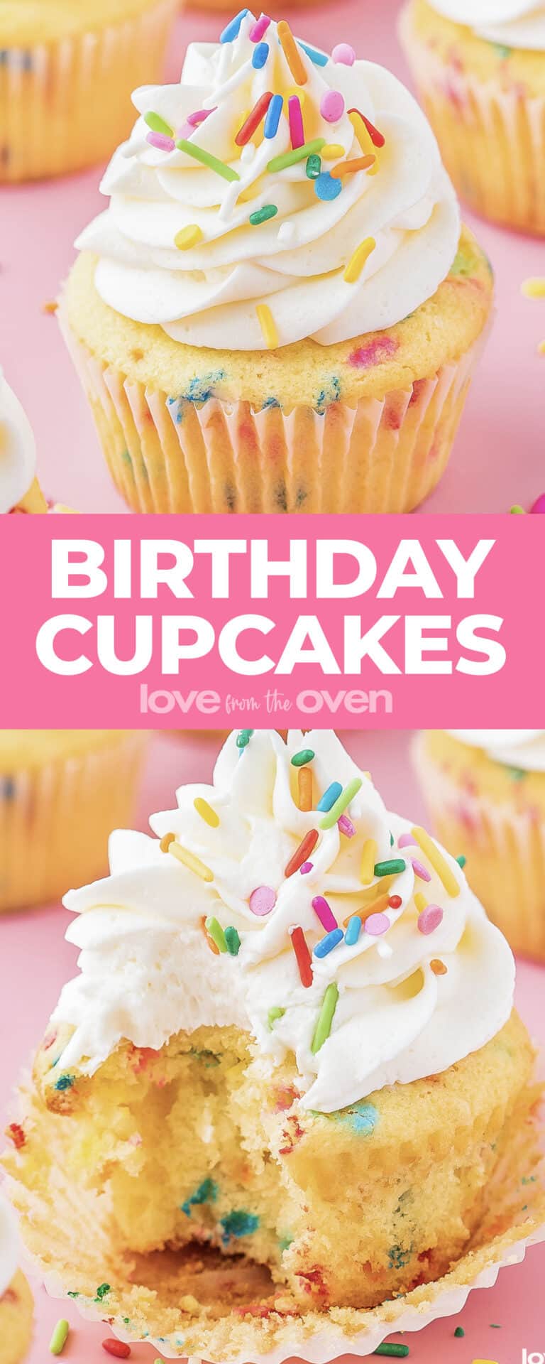 Birthday Cupcakes • Love From The Oven