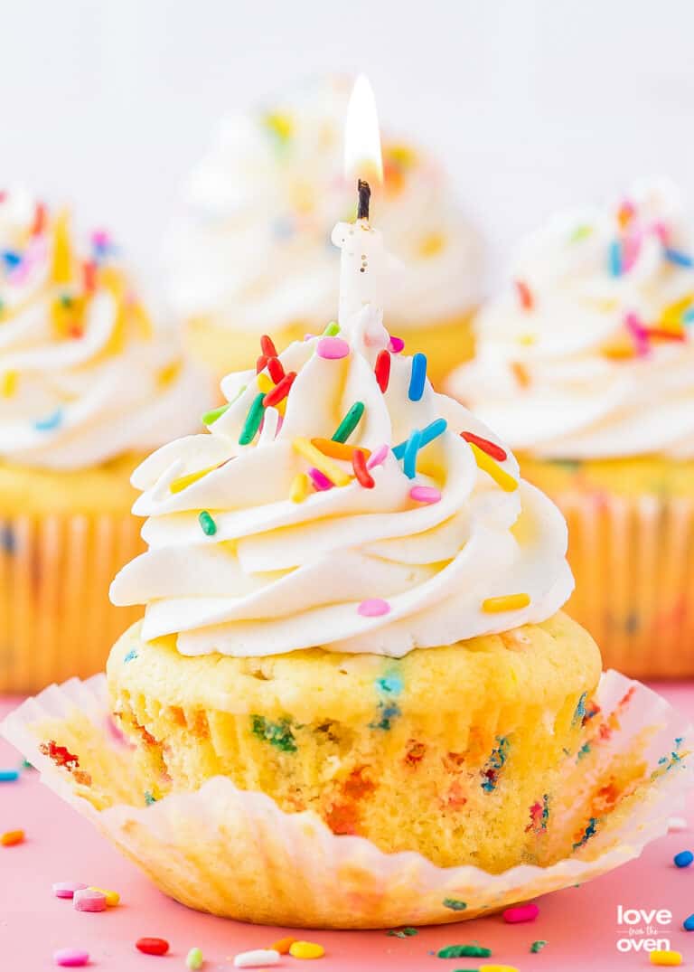 Birthday Cupcakes • Love From The Oven