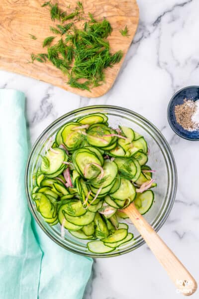 Cucumber Salad • Love From The Oven