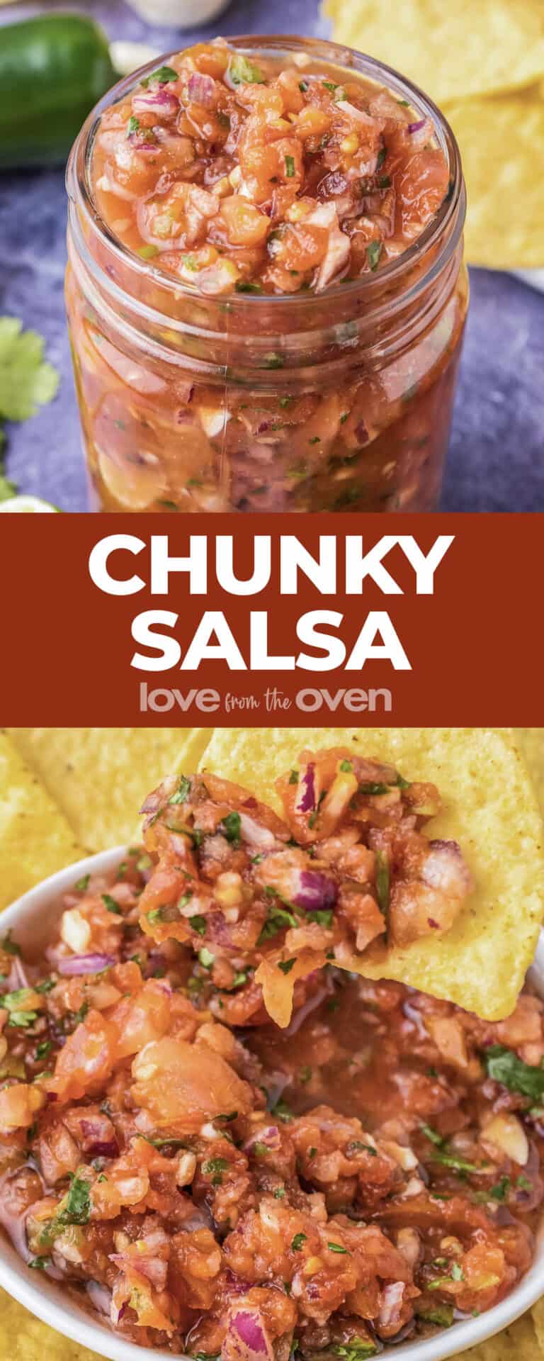 Easy Homemade Salsa • Love From The Oven