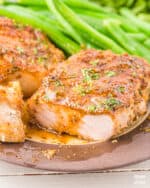 Honey Mustard Pork Chops • Love From The Oven