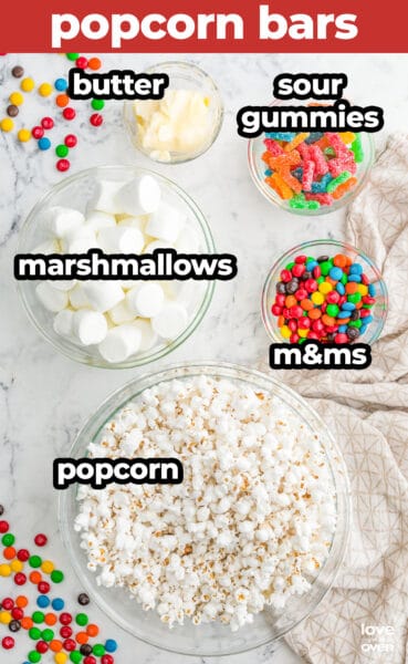 Popcorn Bars • Love From The Oven