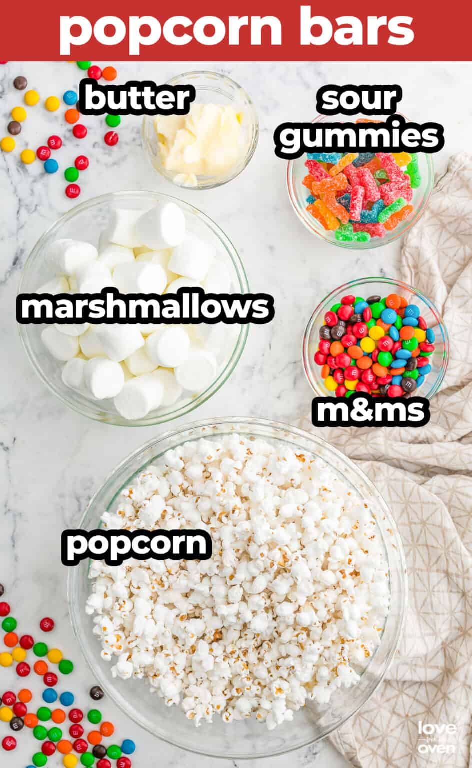 Popcorn Bars • Love From The Oven