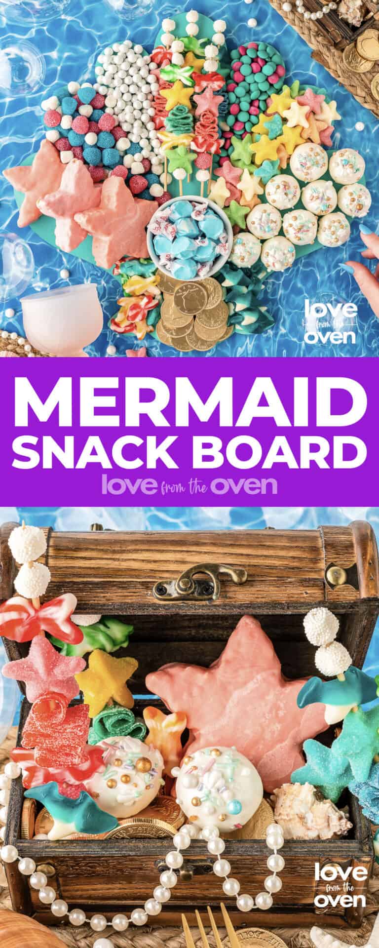 Little Mermaid Snack Board • Love From The Oven