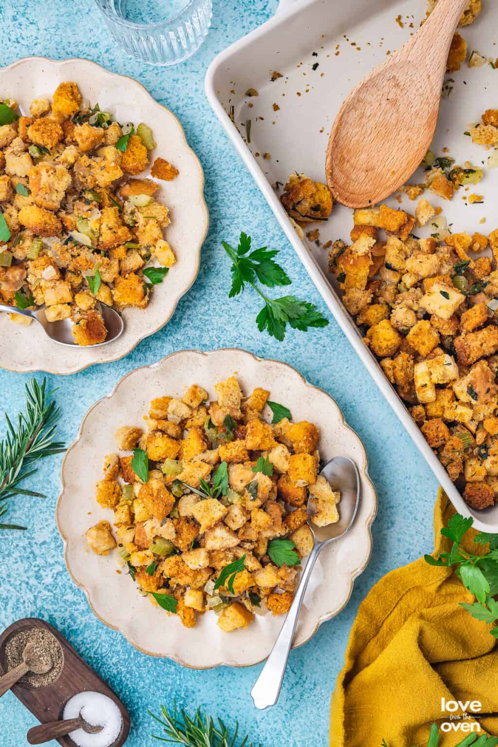 Cornbread Stuffing • Love From The Oven