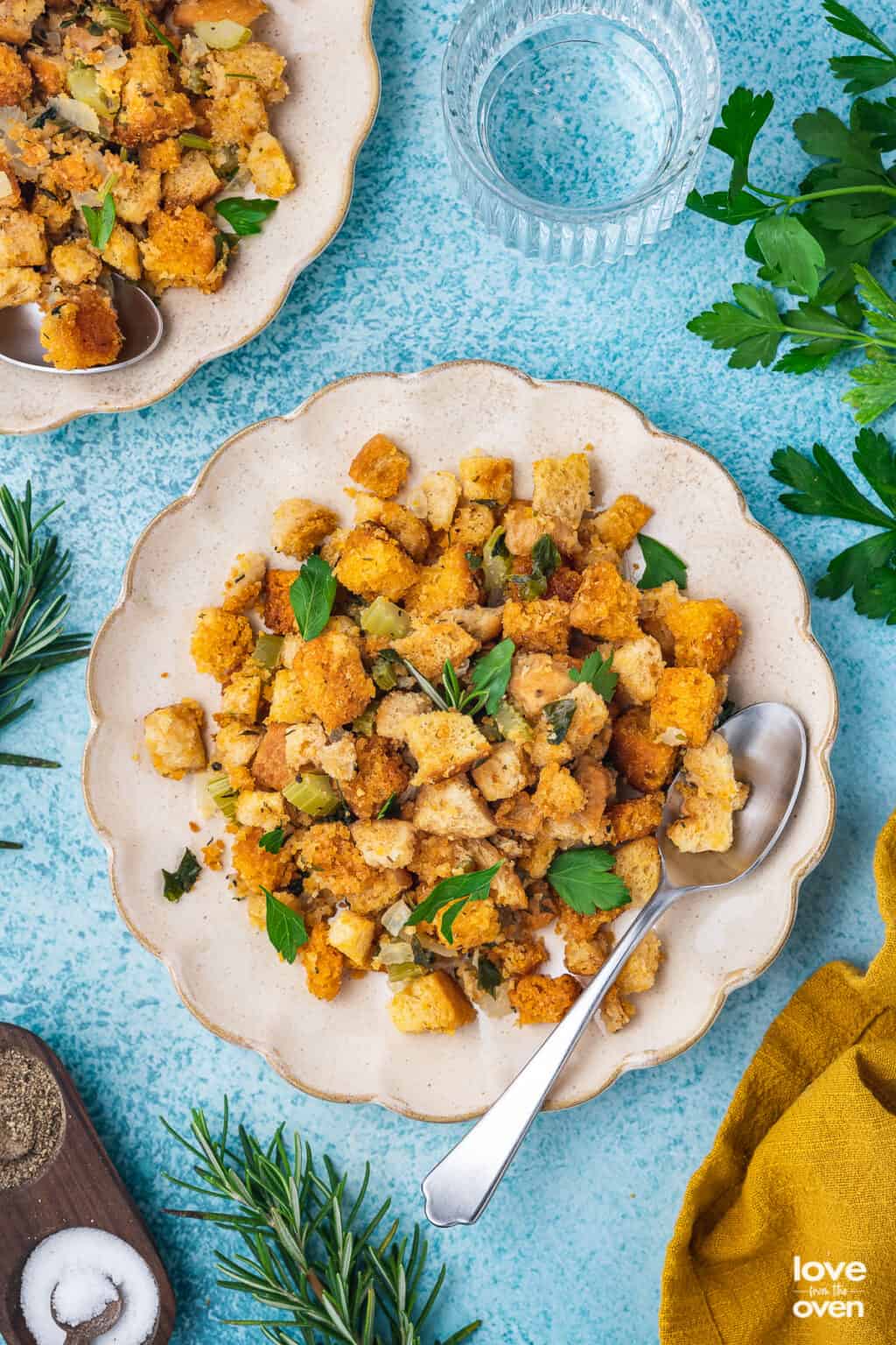 Cornbread Stuffing • Love From The Oven