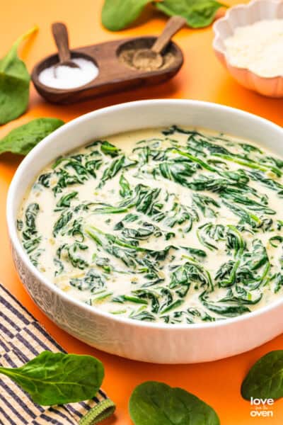 Creamed Spinach • Love From The Oven