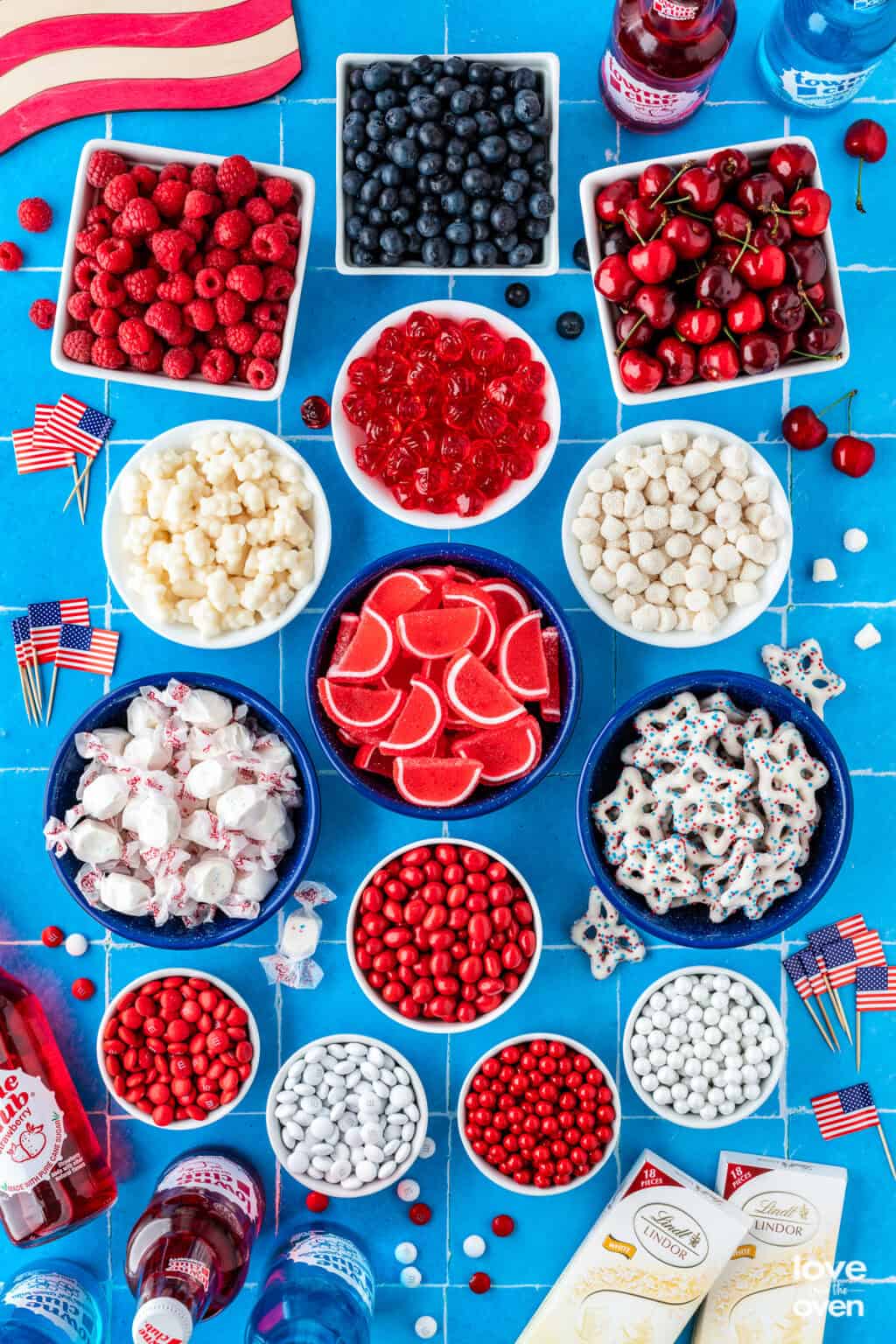 American Flag Snack Board • Love From The Oven