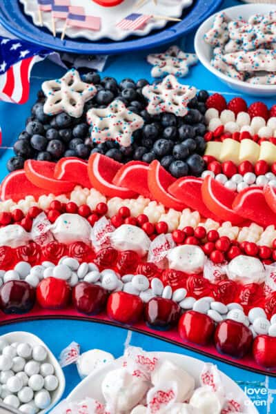American Flag Snack Board • Love From The Oven