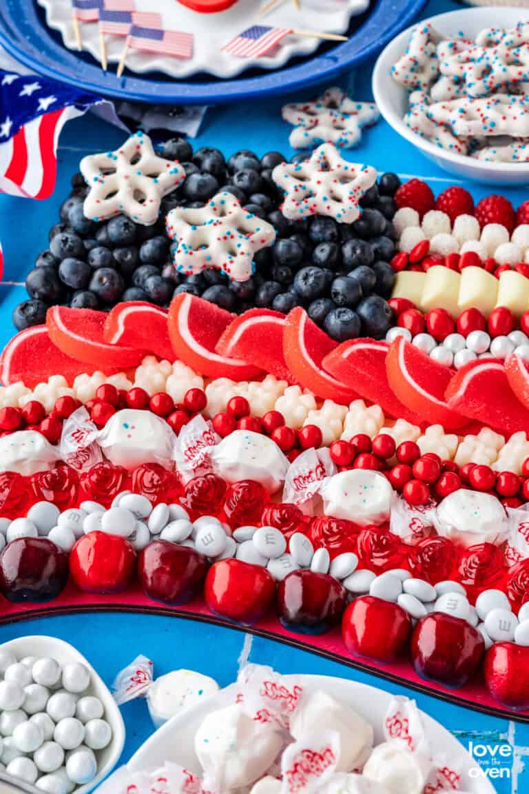 American Flag Snack Board • Love From The Oven