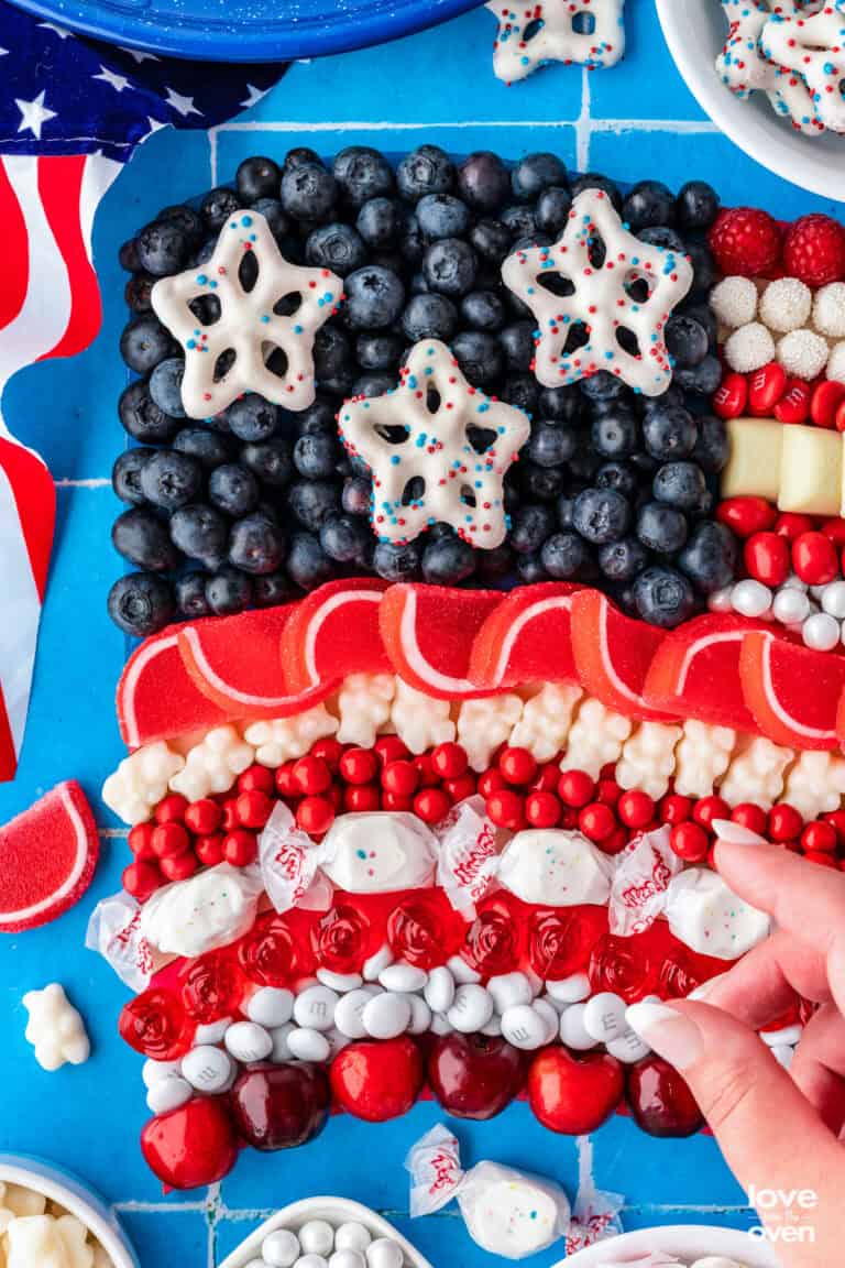 American Flag Snack Board • Love From The Oven