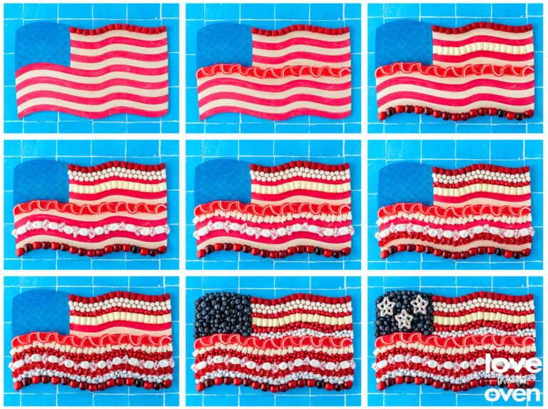 American Flag Snack Board • Love From The Oven