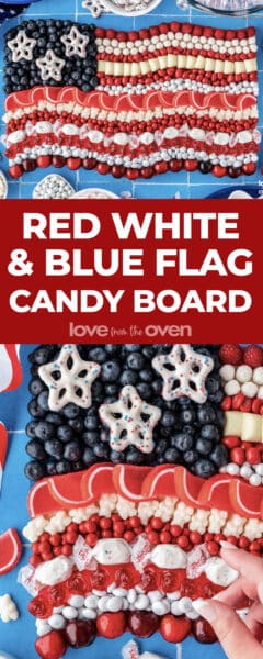 American Flag Snack Board • Love From The Oven