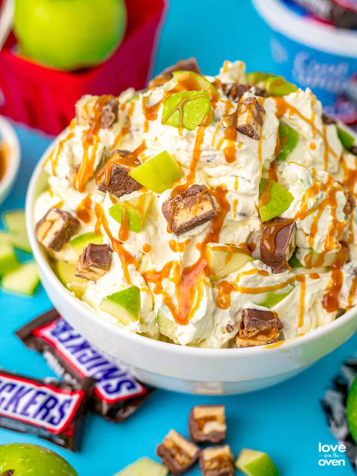 Snickers Apple Salad • Love From The Oven