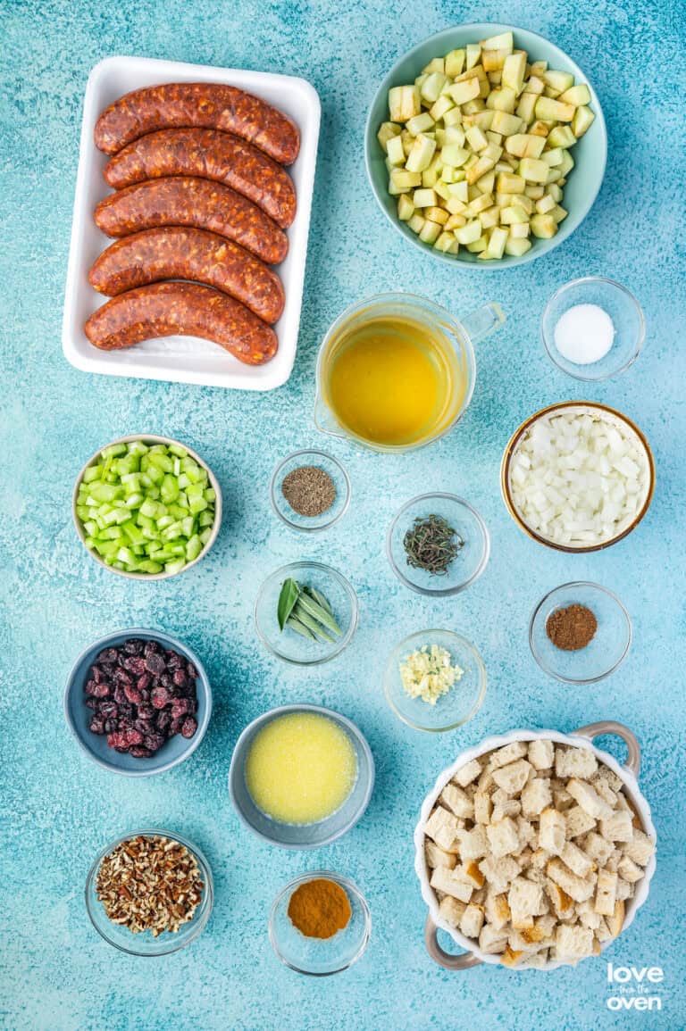 Apple Sausage Stuffing • Love From The Oven