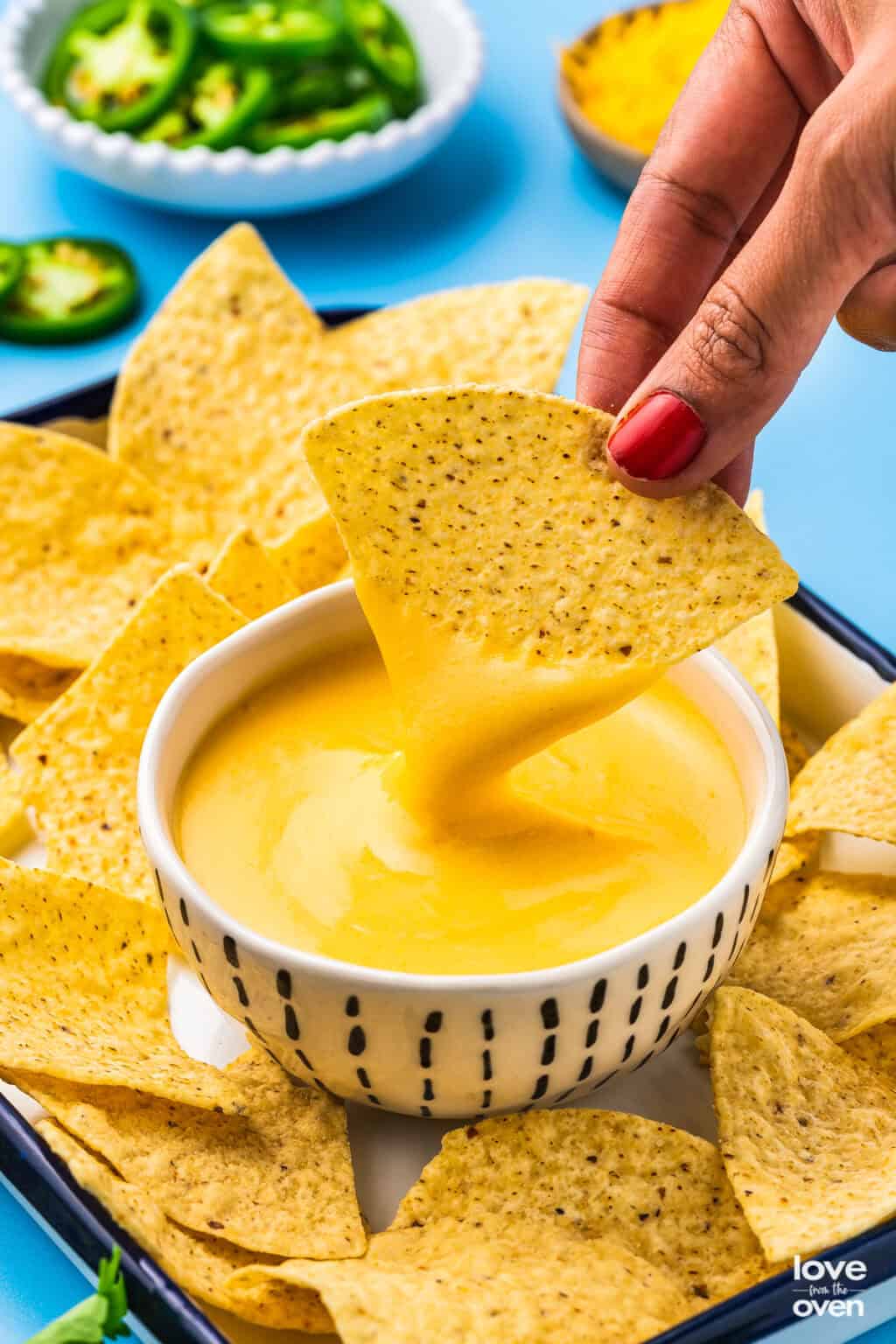 Nacho Cheese Sauce • Love From The Oven